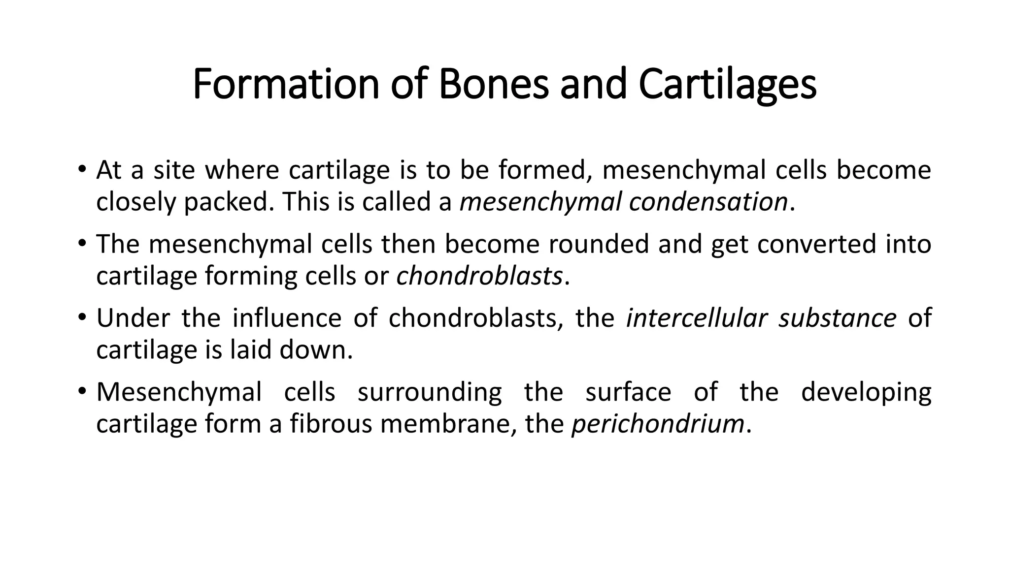 Embryology of skeletal system | PPT