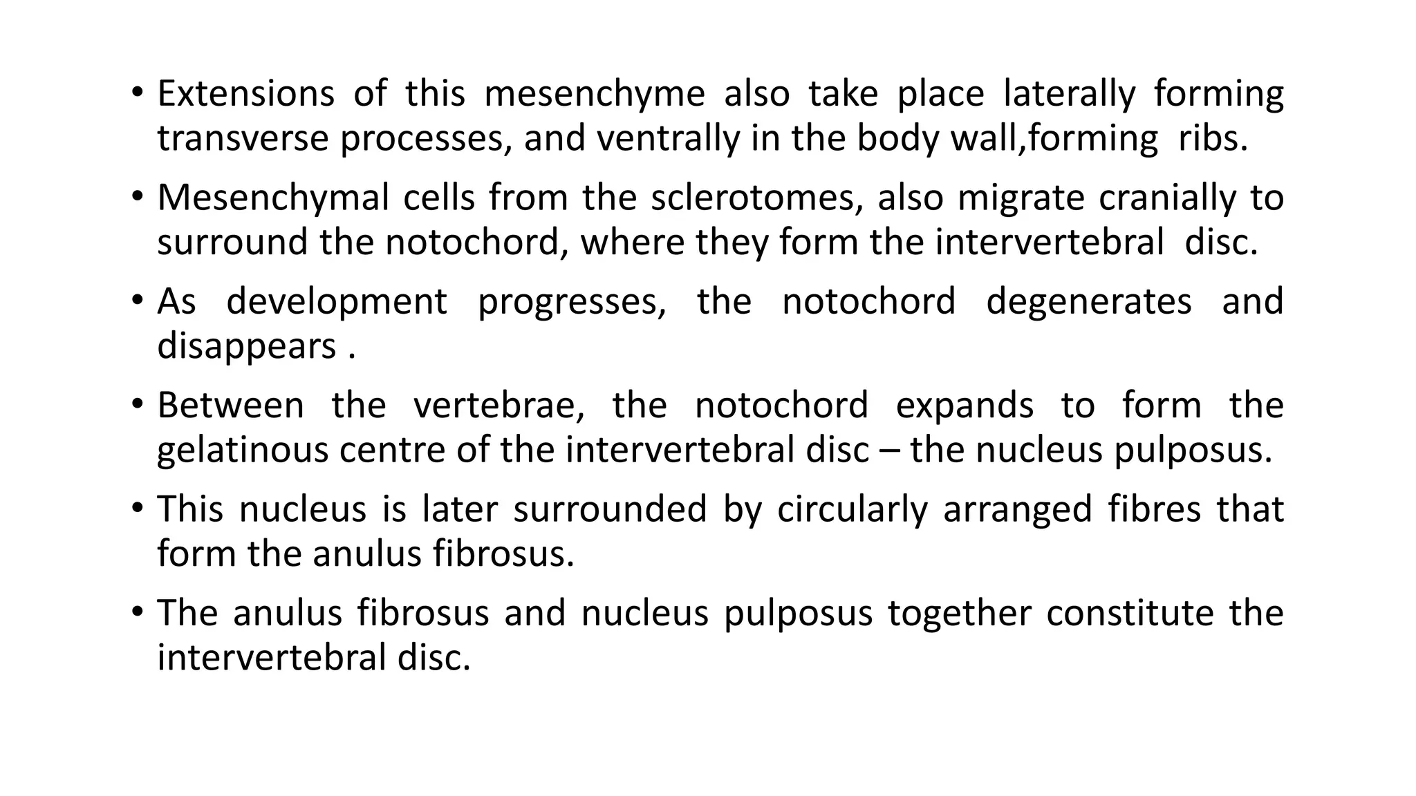 Embryology of skeletal system | PPT