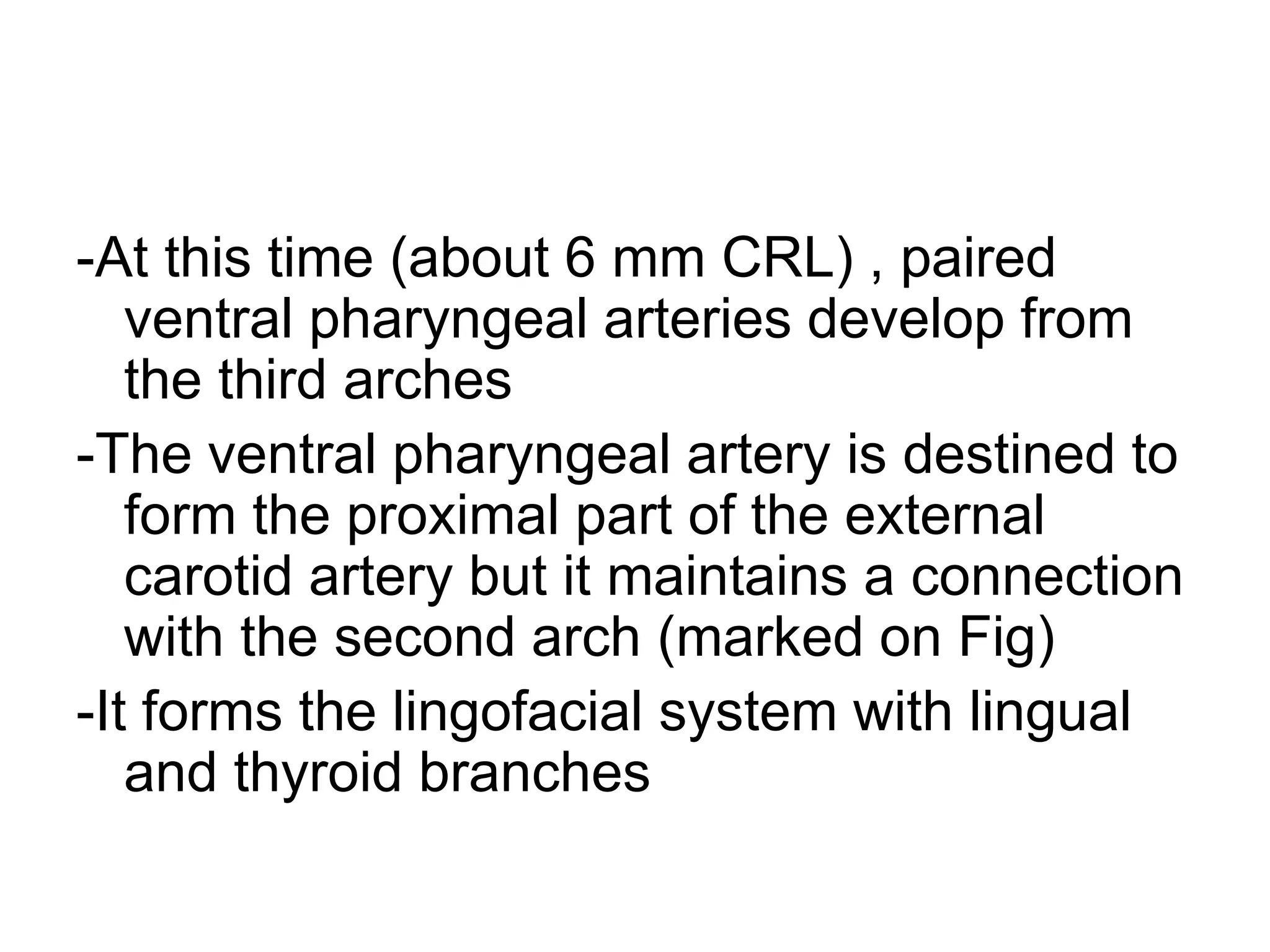 Embryology of the cranial circulation | PPT