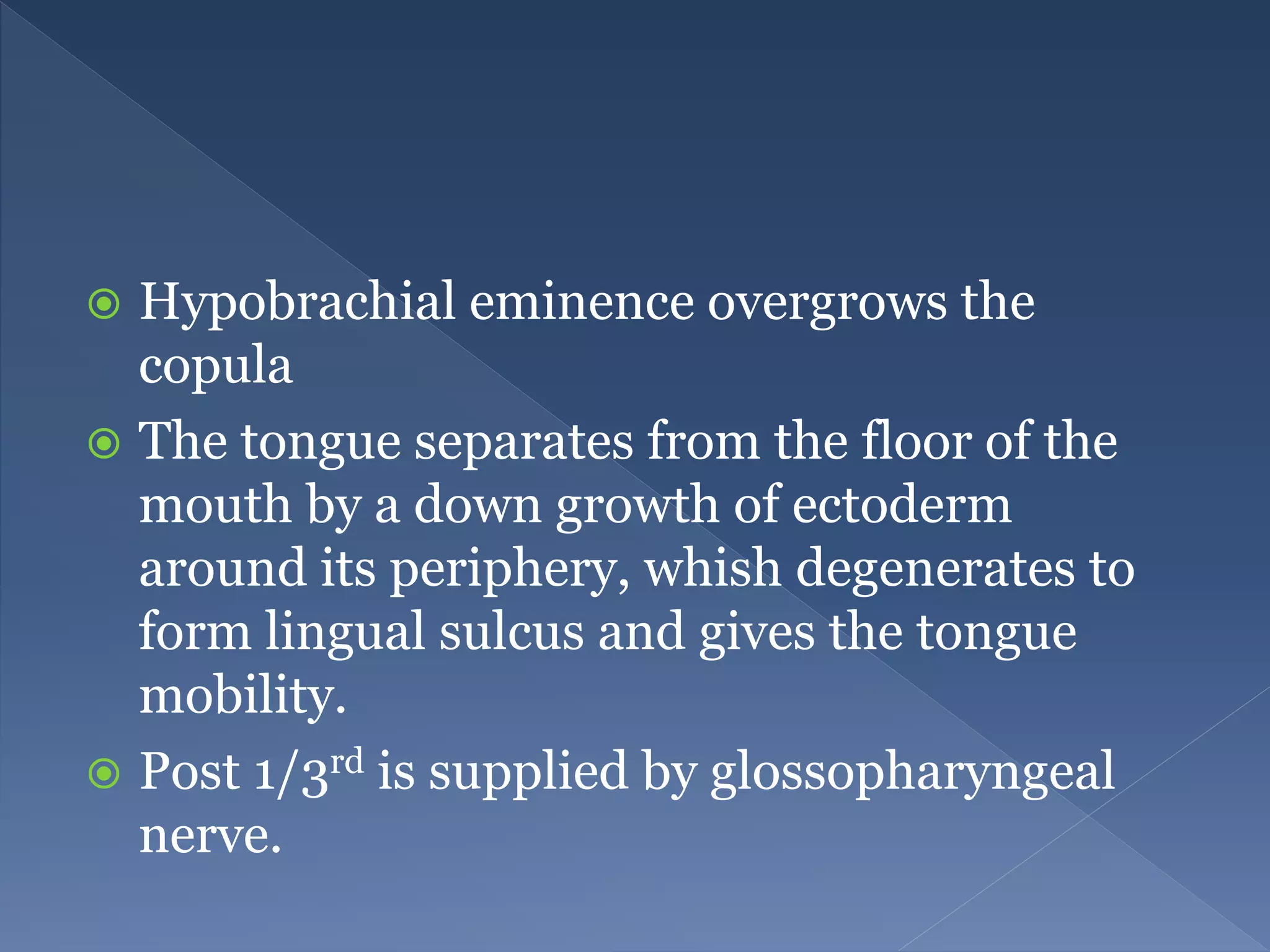 Embryology of tongue | PPTX