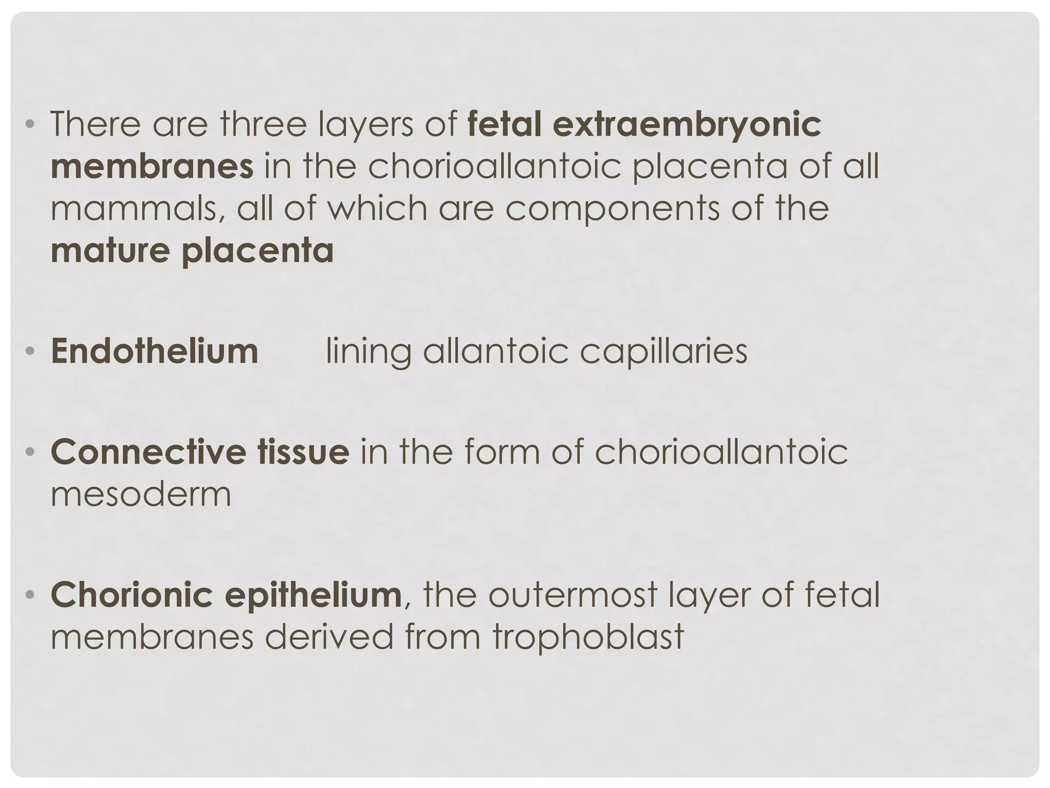 histology of Embryology placenta | PDF