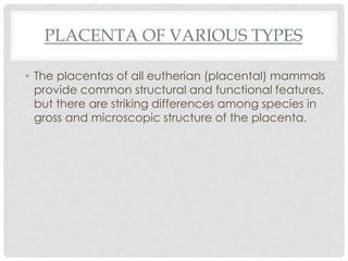 histology of Embryology placenta | PDF | Pregnancy | Reproductive Health