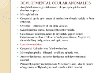 Embryology of Eye | PPTX