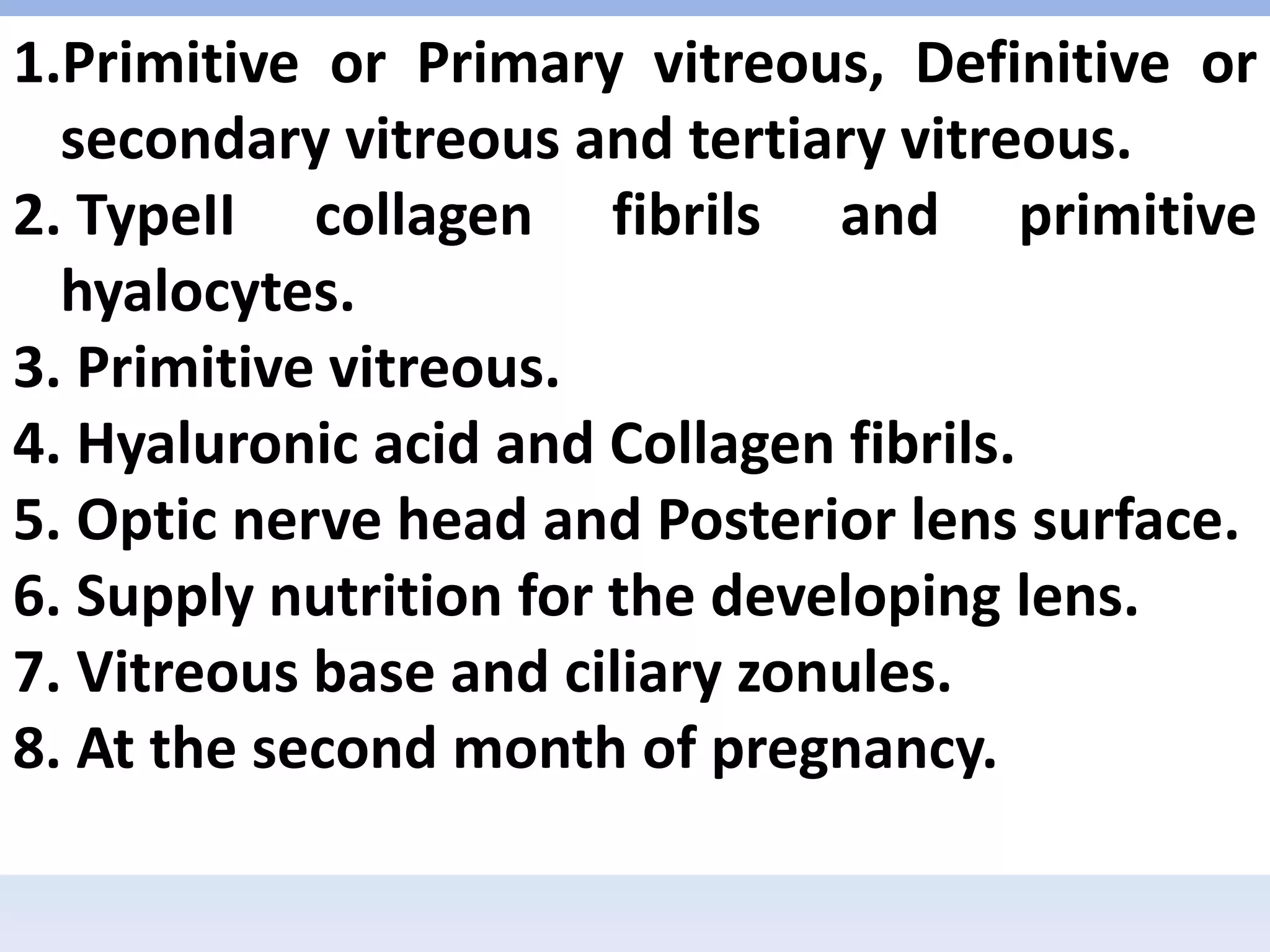 Vitreous | PPTX | Pregnancy | Reproductive Health