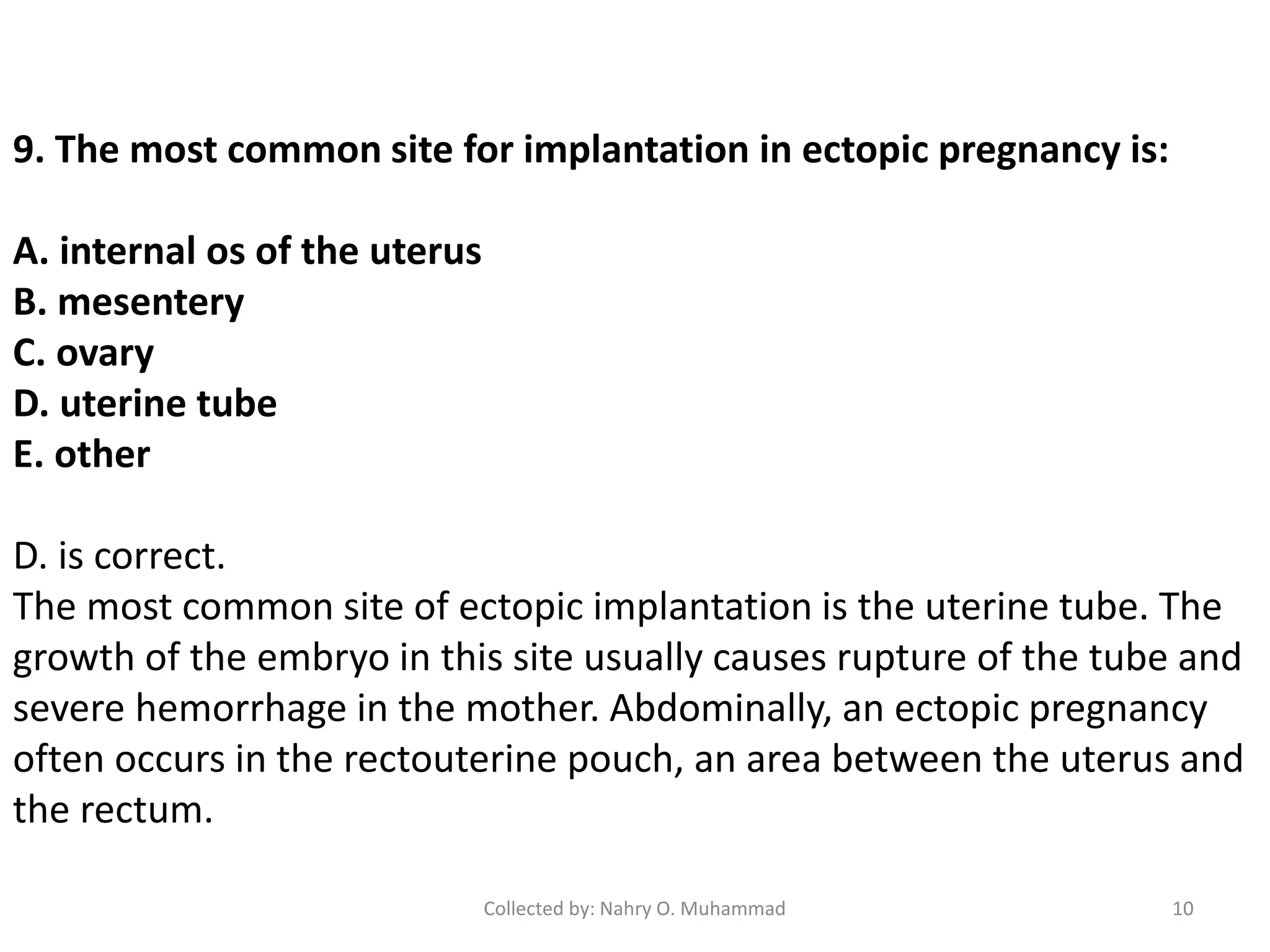 Embryology practice questions with answers | PDF