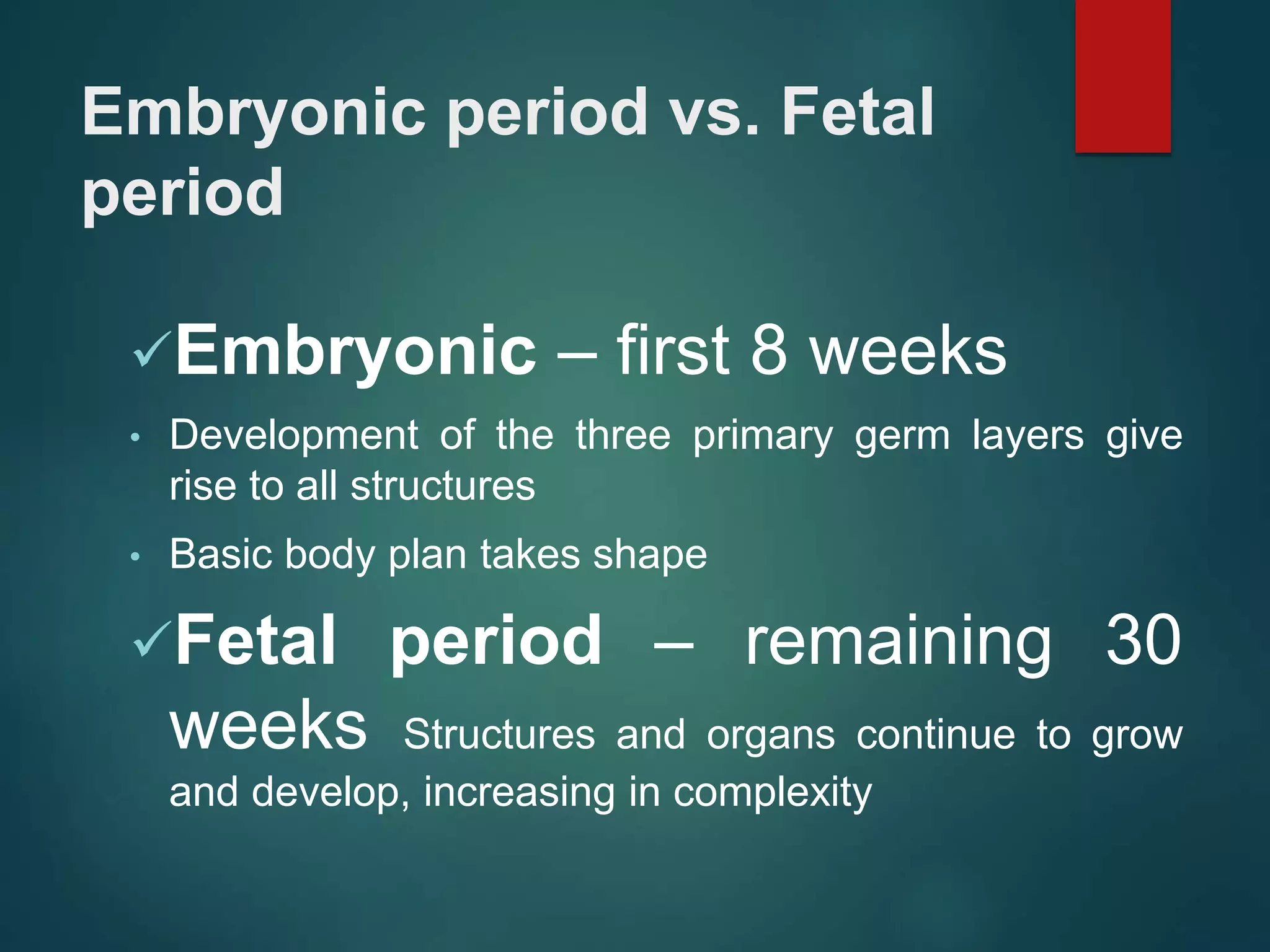 Embryology seminar | PPTX
