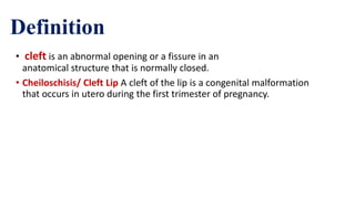 Embryology & Surgical Anatomy of Cleft Lip.pptx | Pregnancy ...