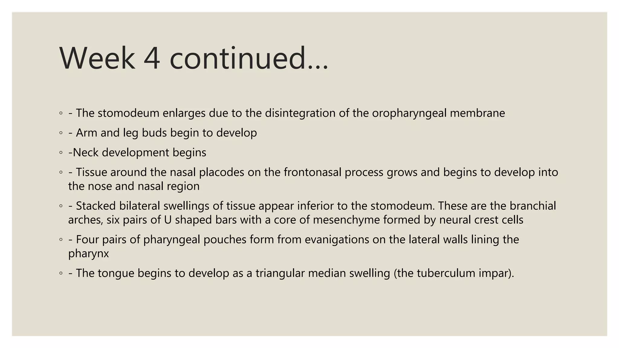 Embryology Timeline | PPTX