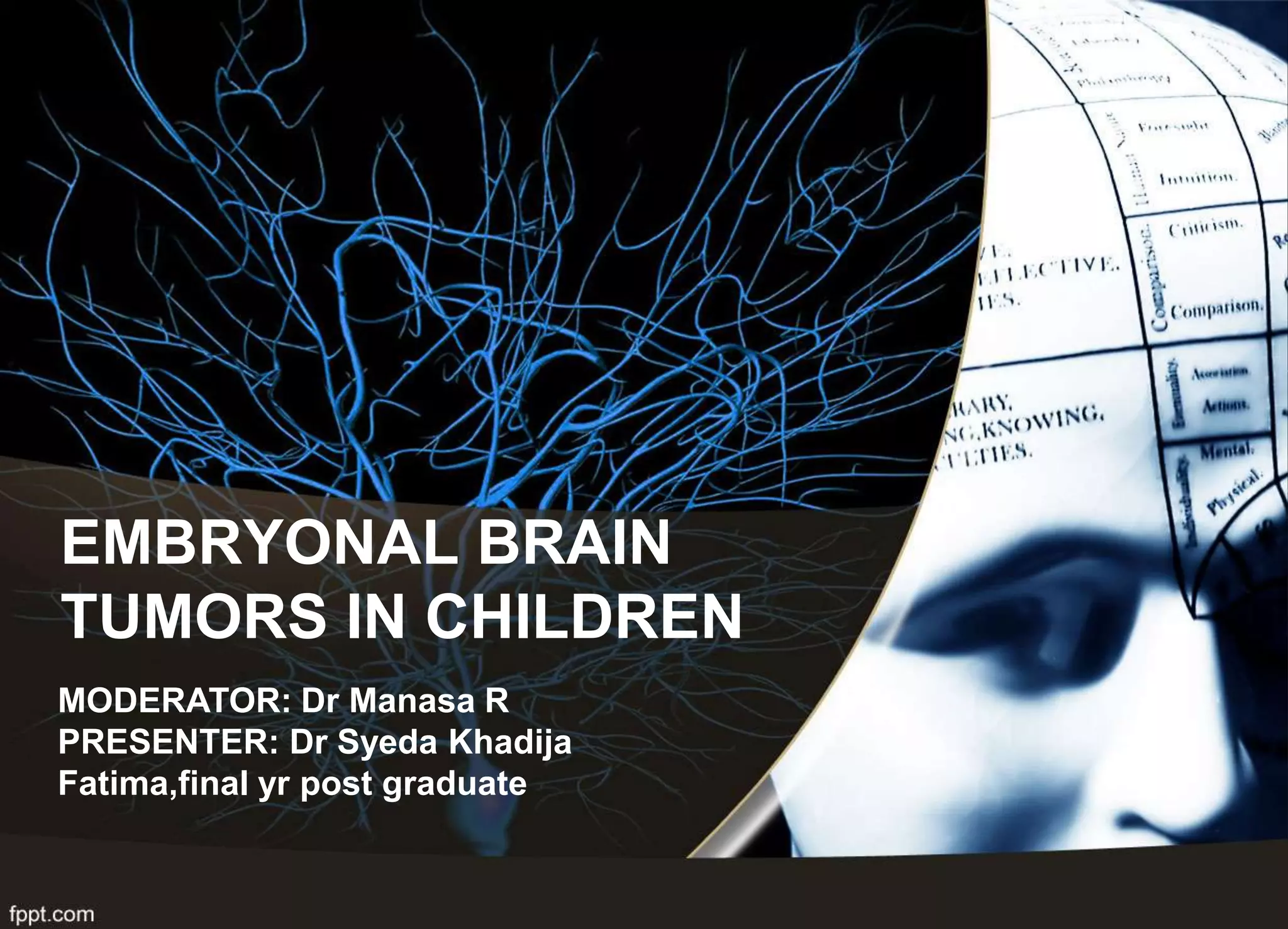 Embryonal tumors in children | PPTX