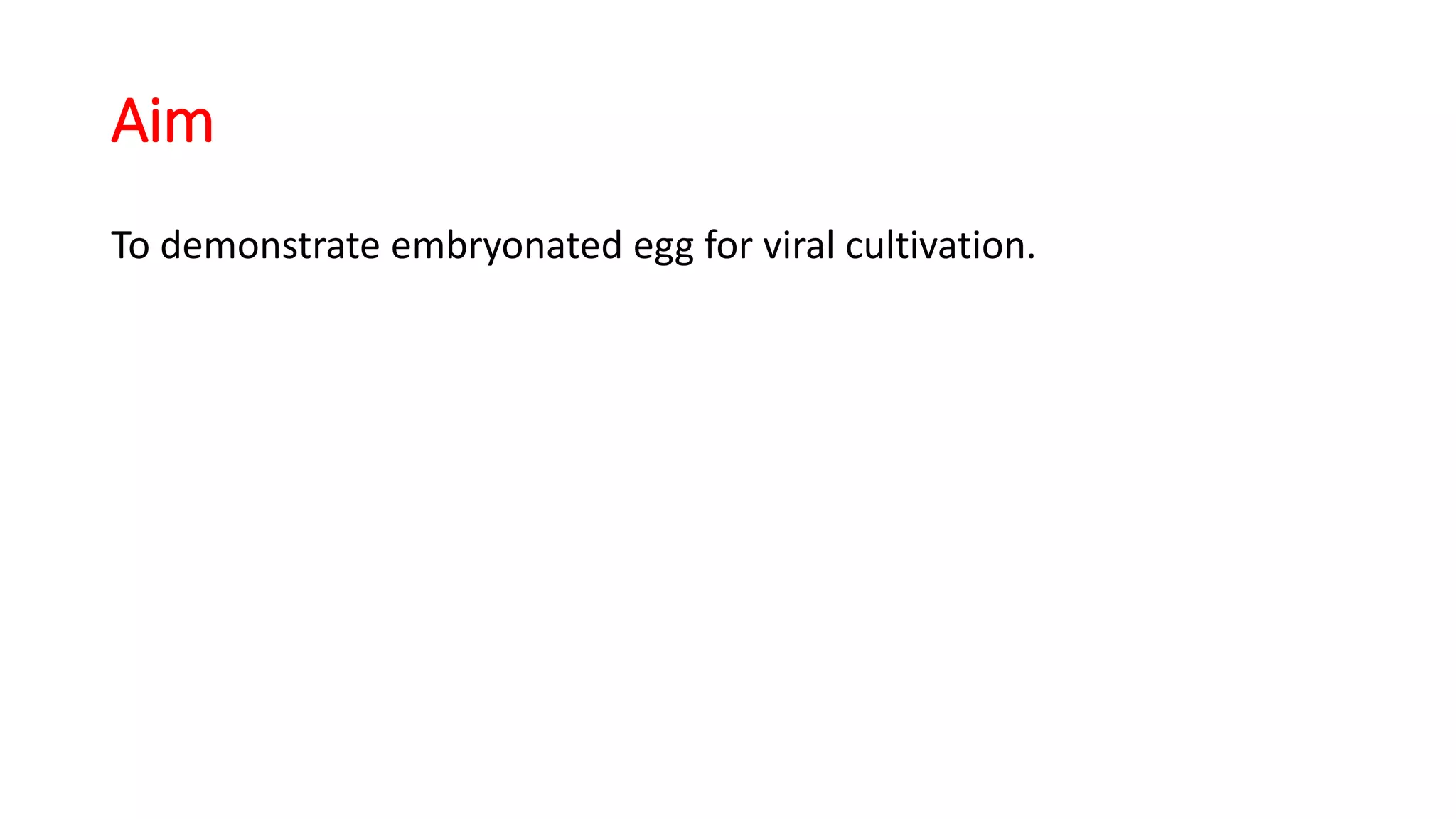 Embryonated egg notes | PDF