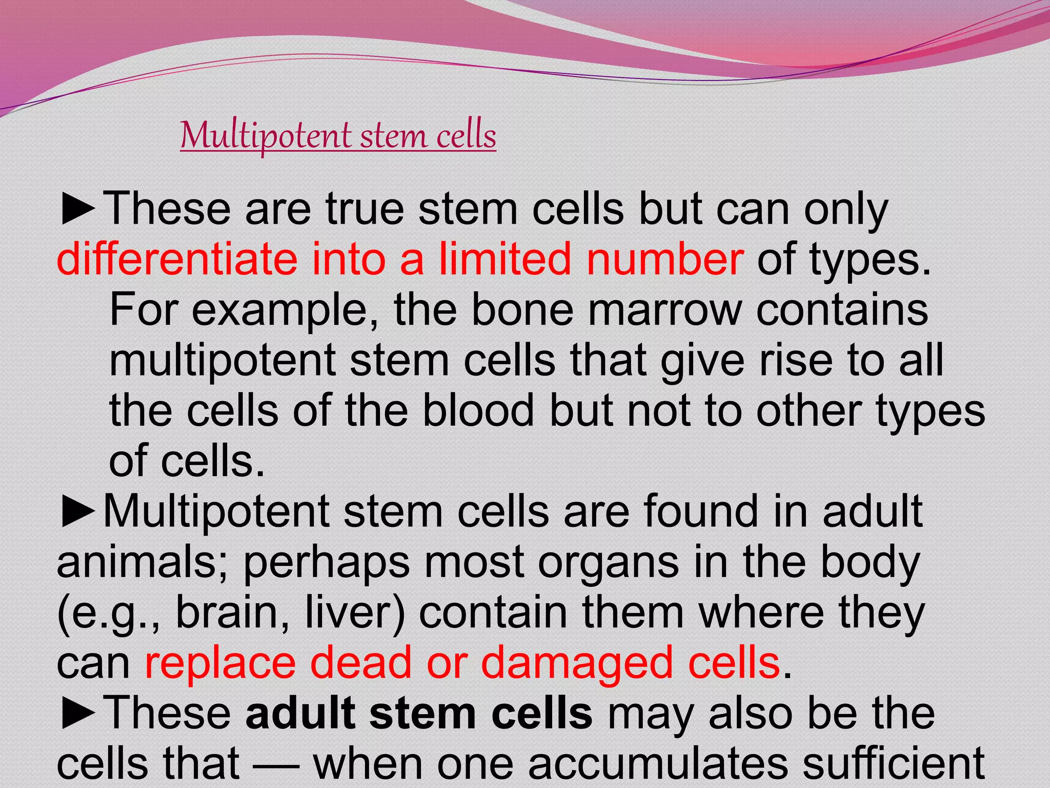 Embryonic stem culture | PPTX