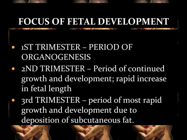 Embryonic and fetal growth and development | PPTX | Pregnancy ...