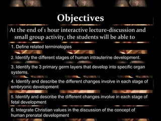 Embryonic and fetal growth and development | PPTX
