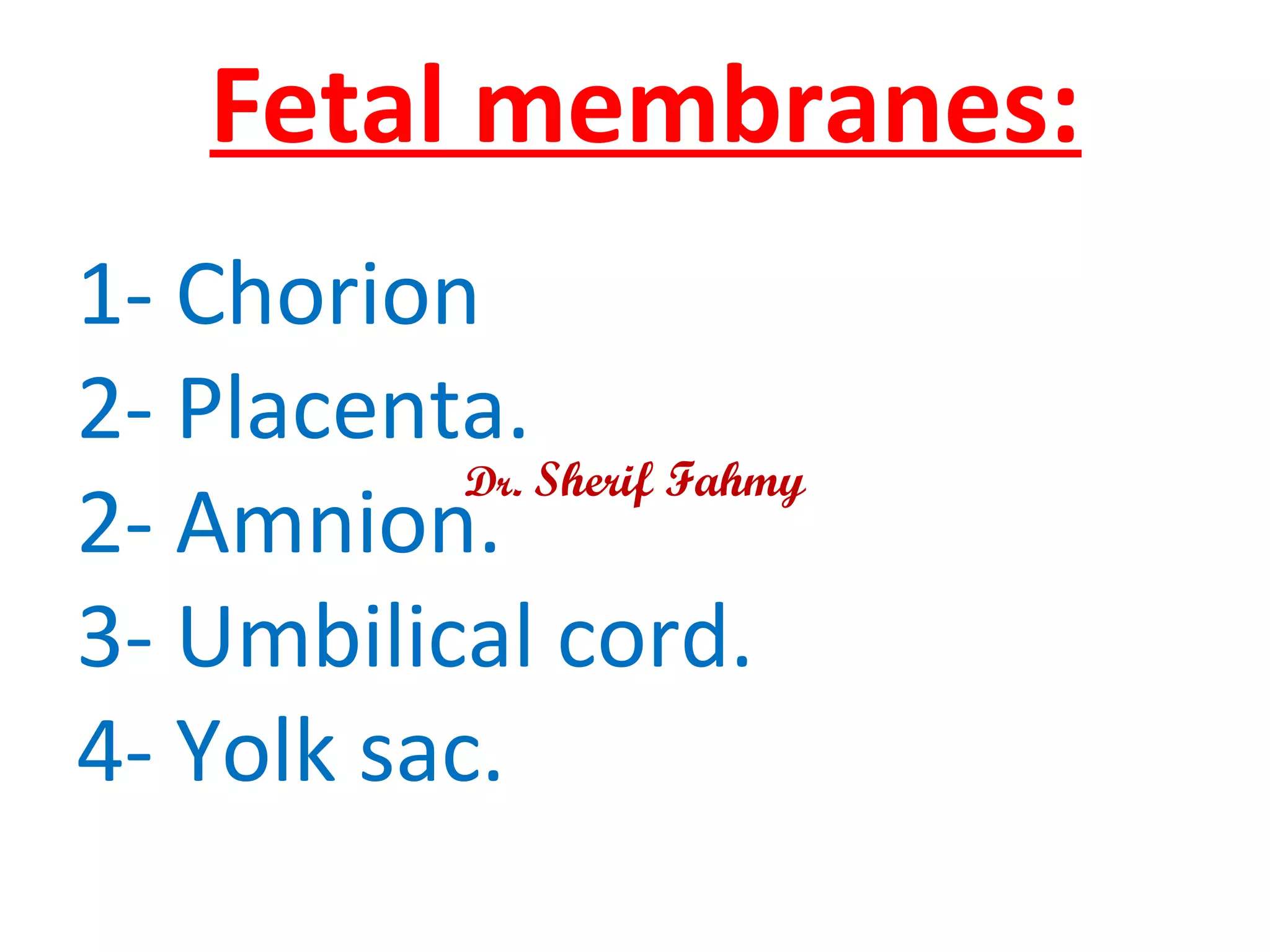 Embryonic period 4th – 8th week & Folding (General Embryology) | PPS
