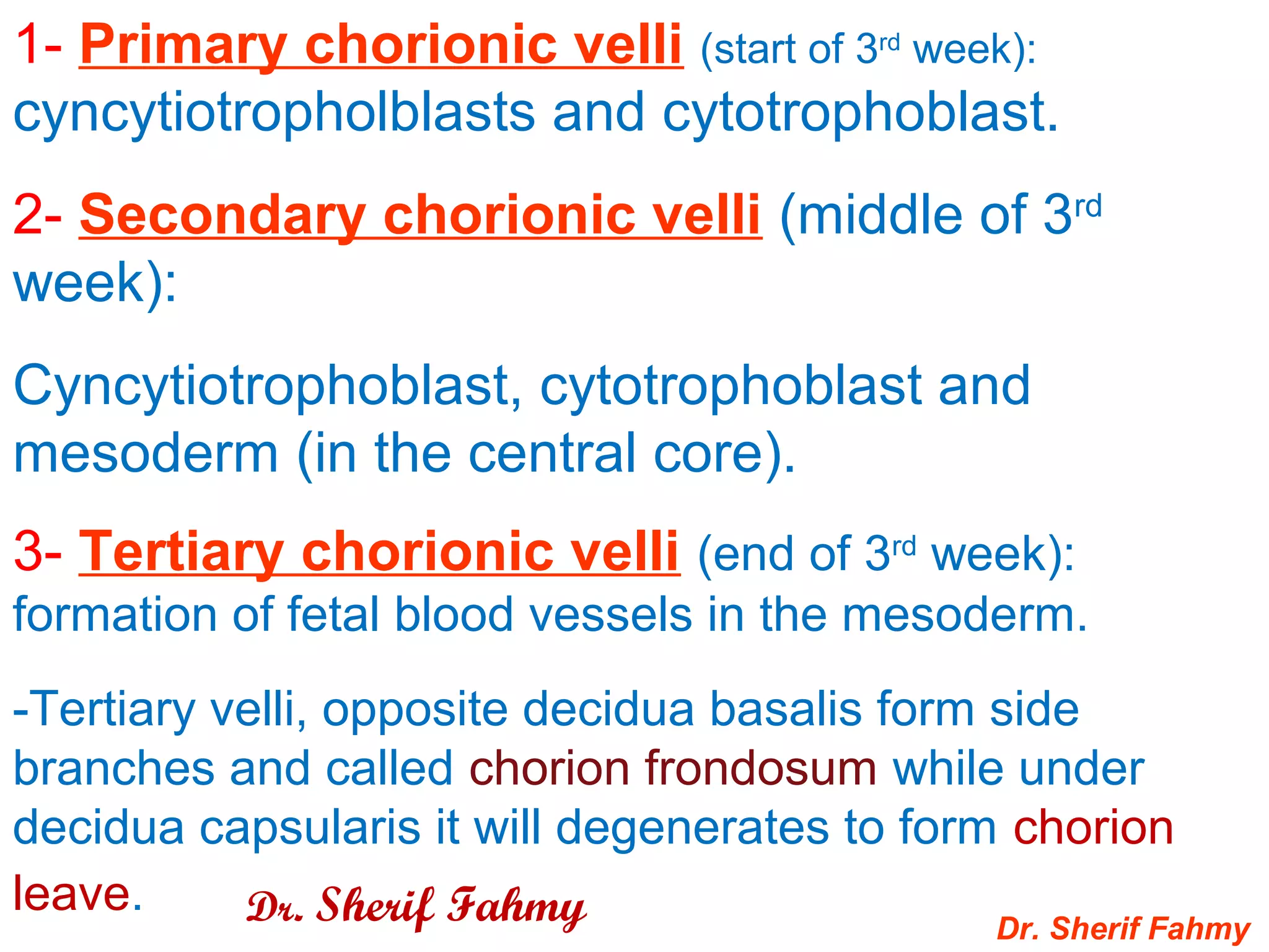Embryonic period 4th – 8th week & Folding (General Embryology) | PPS
