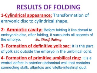 Embryonic period 4th – 8th week & Folding (General Embryology) | PPS