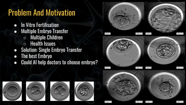 Embryo selection using AI | PPT