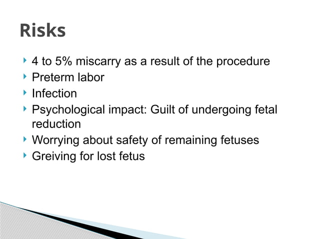 EMBRYO REDUCTION in multifetal pregnancy .pptx