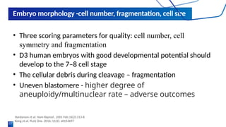 Embryo scoring stage wise gametes ....... | PPTX | Infertility ...