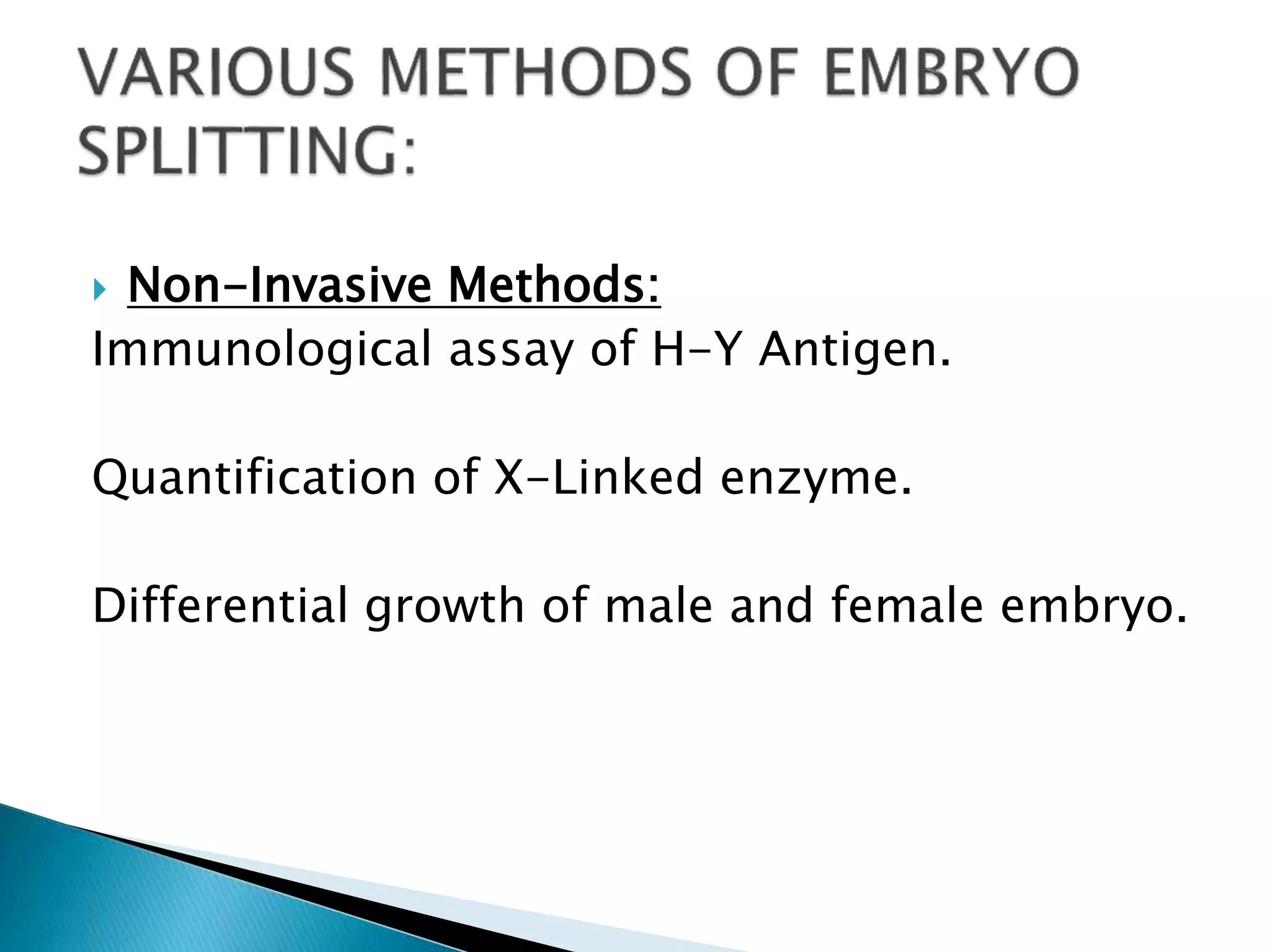 Embryo sexing | PPTX
