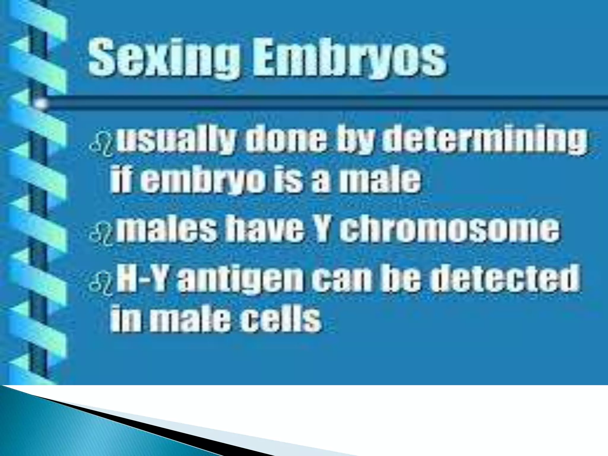 Embryo sexing | PPTX