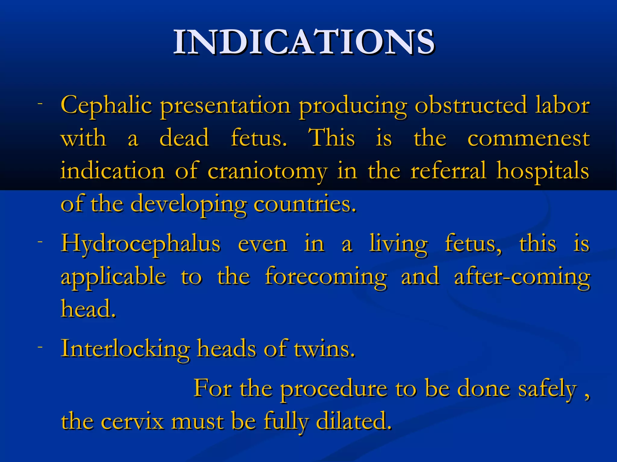 Embryotomies | PPT | Pregnancy | Reproductive Health