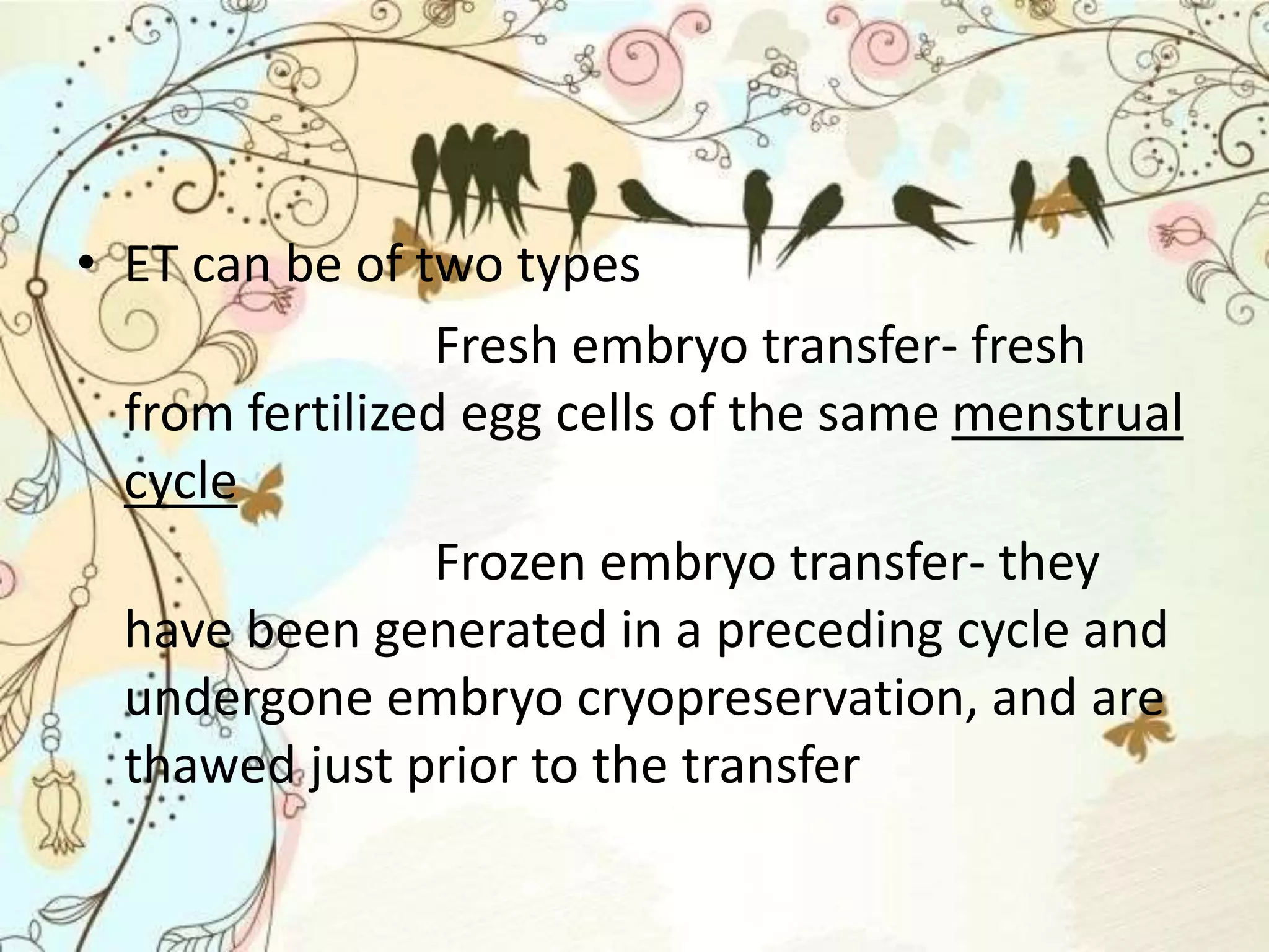 Embryo transfer | PPTX