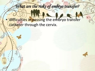 Embryo transfer | PPTX