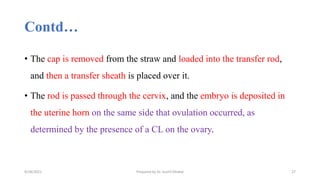 Embryo transfer and infertility management | PPT