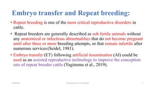 Embryo transfer and infertility management | PPT