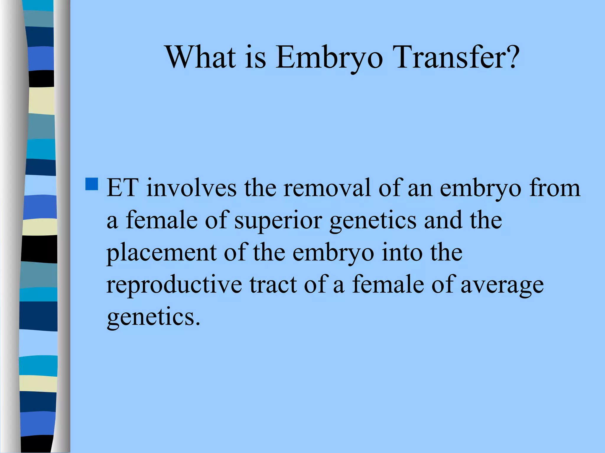 Embryo transfer in_cattle | PPT