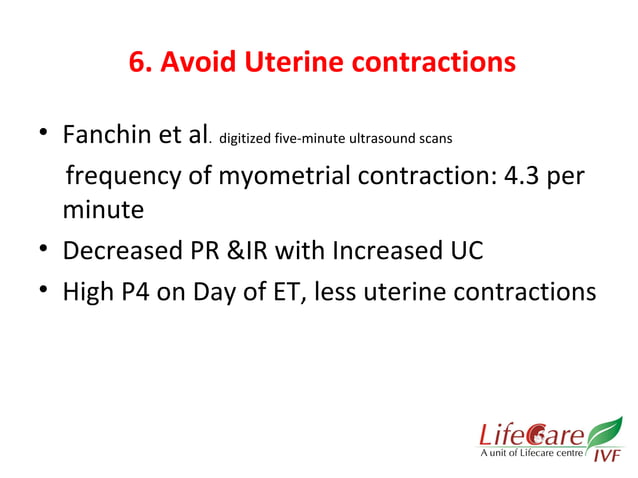 Embryo loading & Transfer , Lifecare IVF Dr. Aruna Saxena | PPT