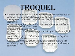 Embutido Corte Y Troquelado | PPT