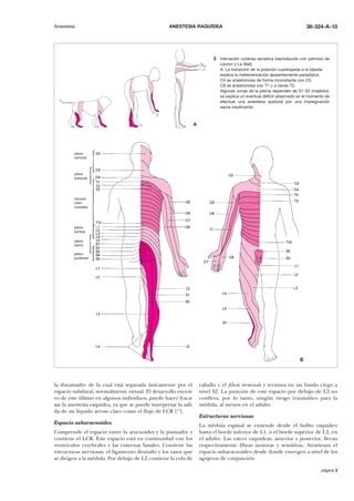 EMQ.Anestesia Raquidea | PDF
