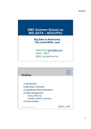 Emc 2013 Big Data in Astronomy | PDF