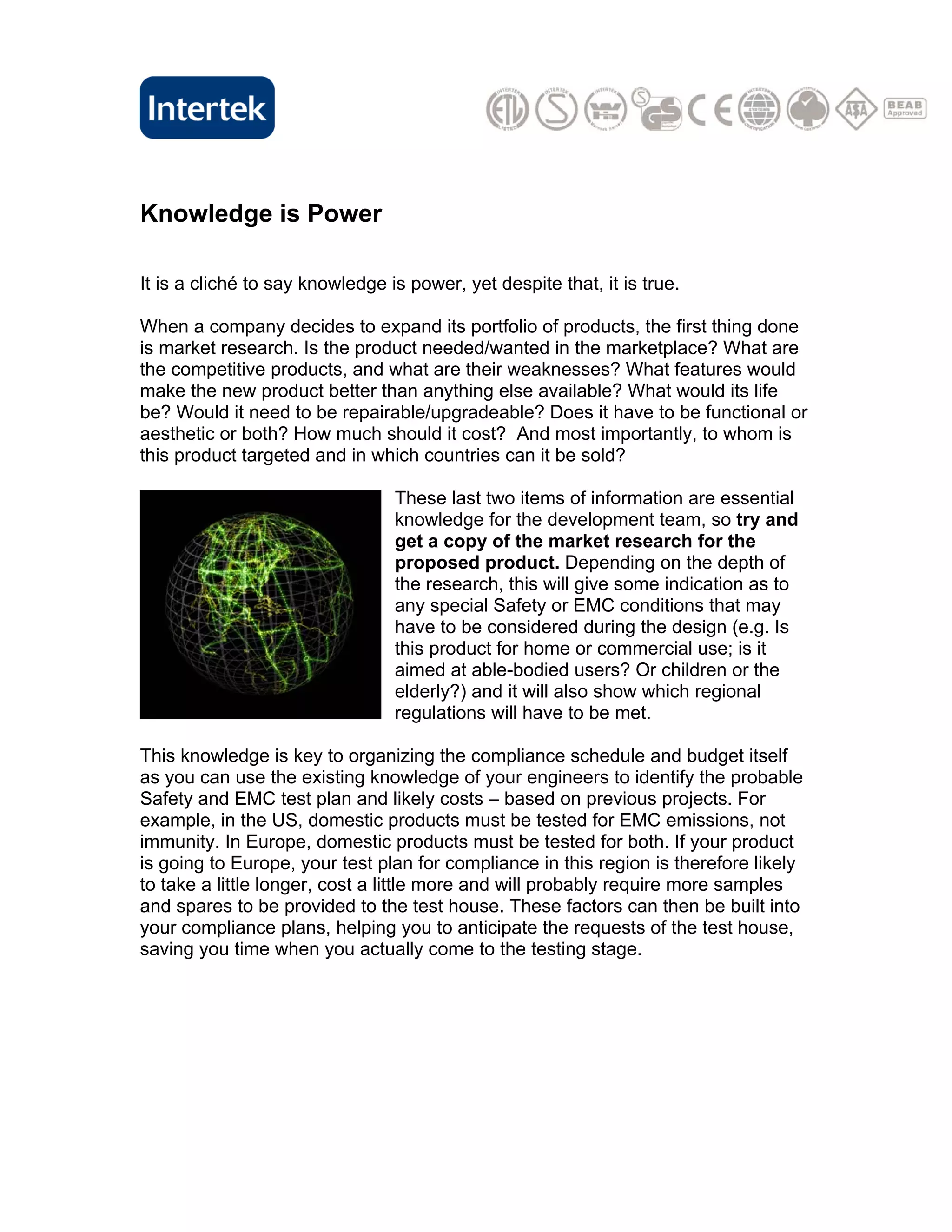 EMC Testing brochure | PDF