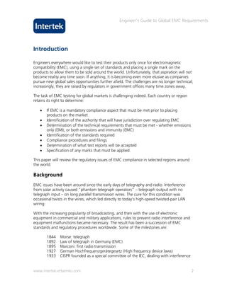 EMC Testing brochure | PDF