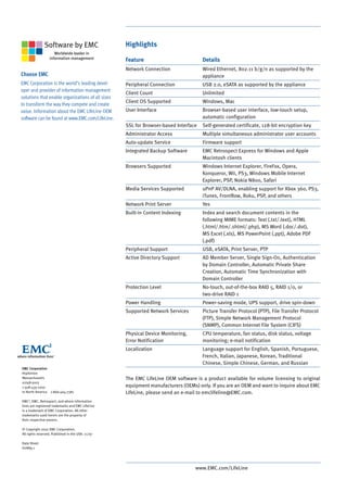 Emc lifeline | PDF