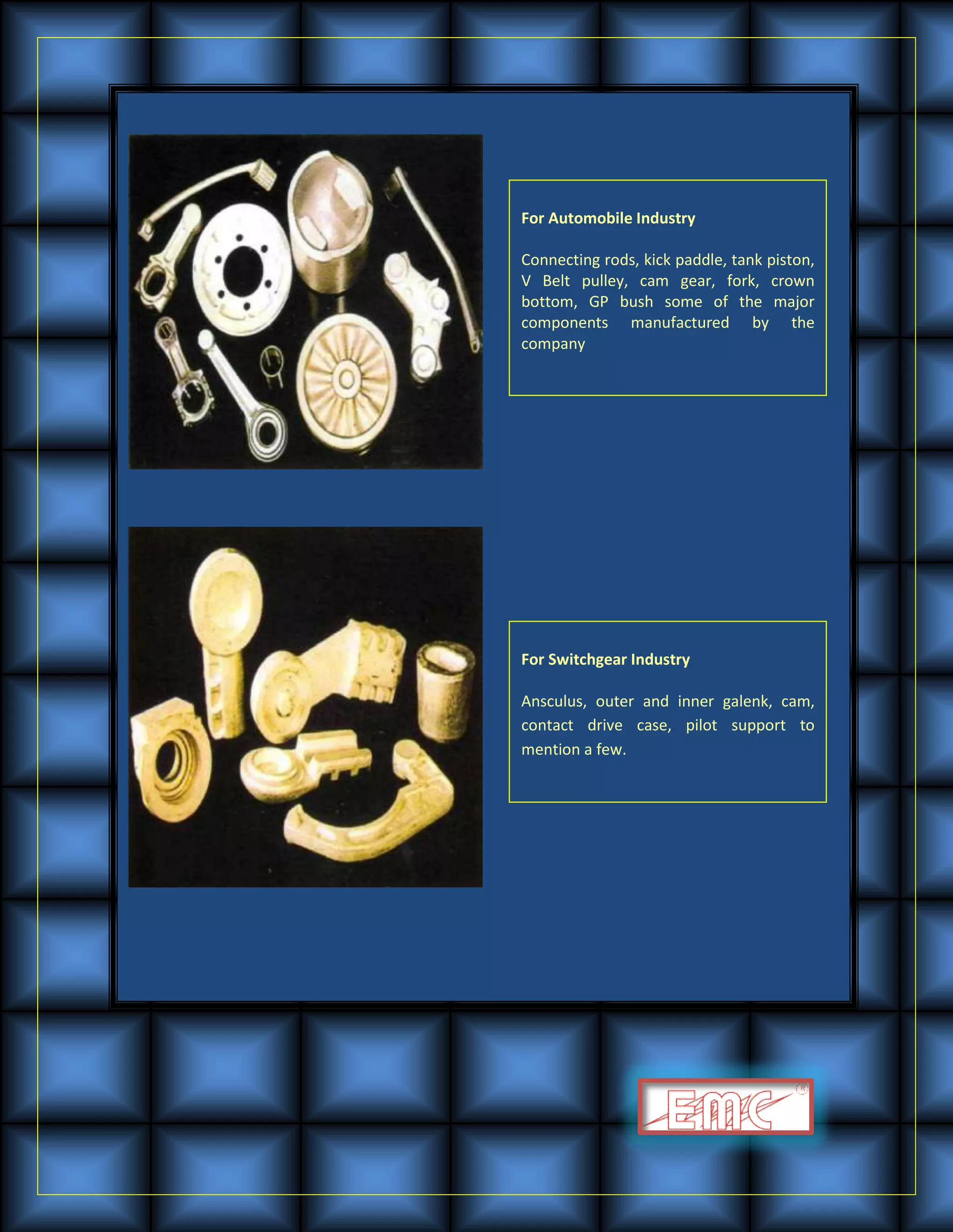 EMC Limited, West Bengal, Forged Products | PDF