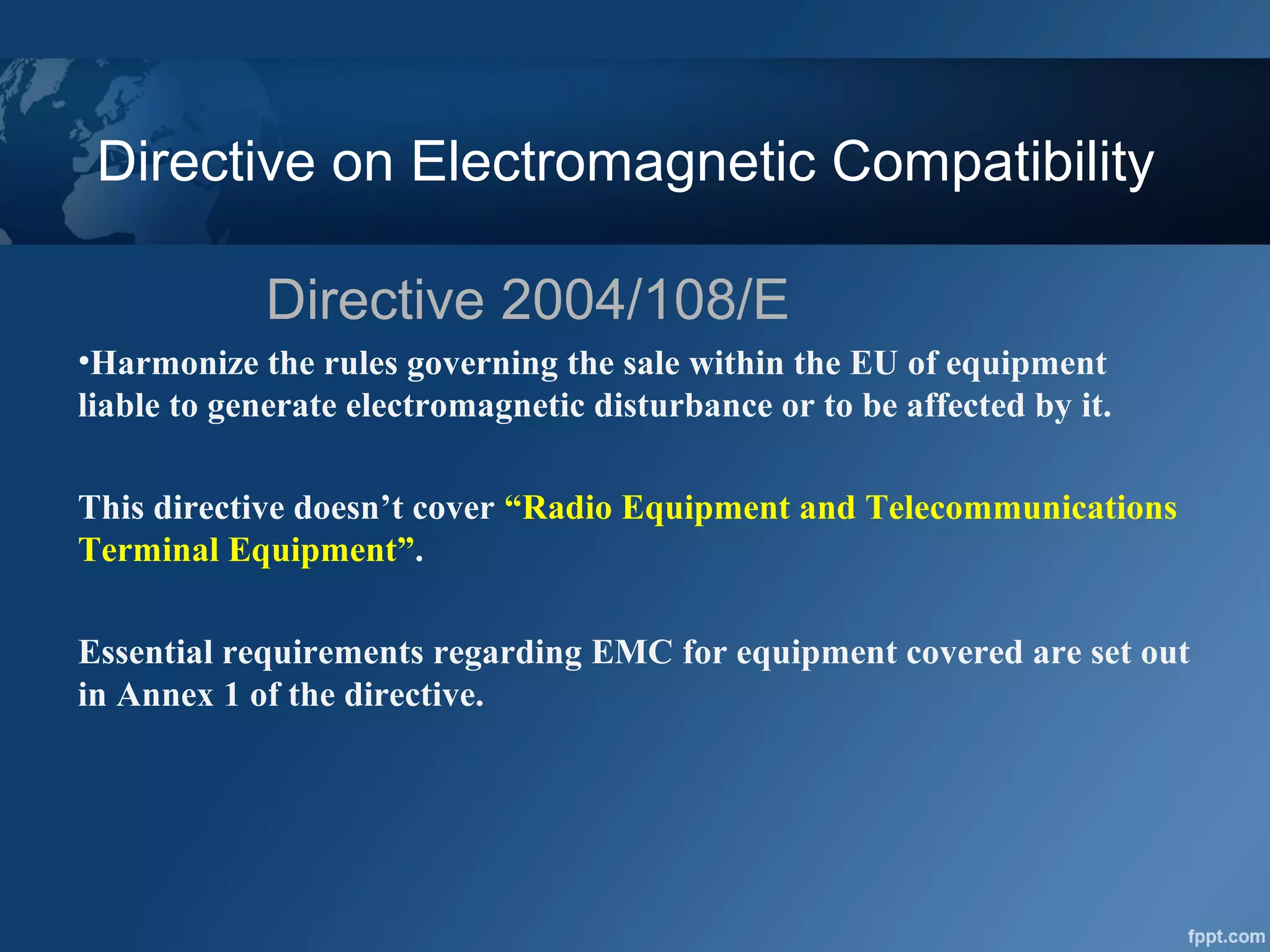 CE Marking- EMC- Products Regulatory | PPT