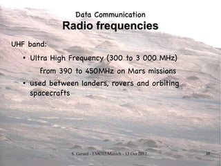 Data communication and Mars missions | PDF