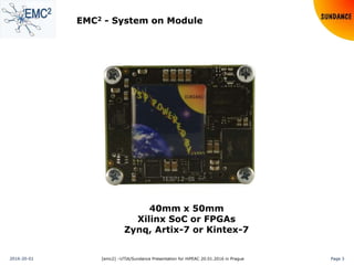 EMC2 Xilinx SDSoC presentation | PPT