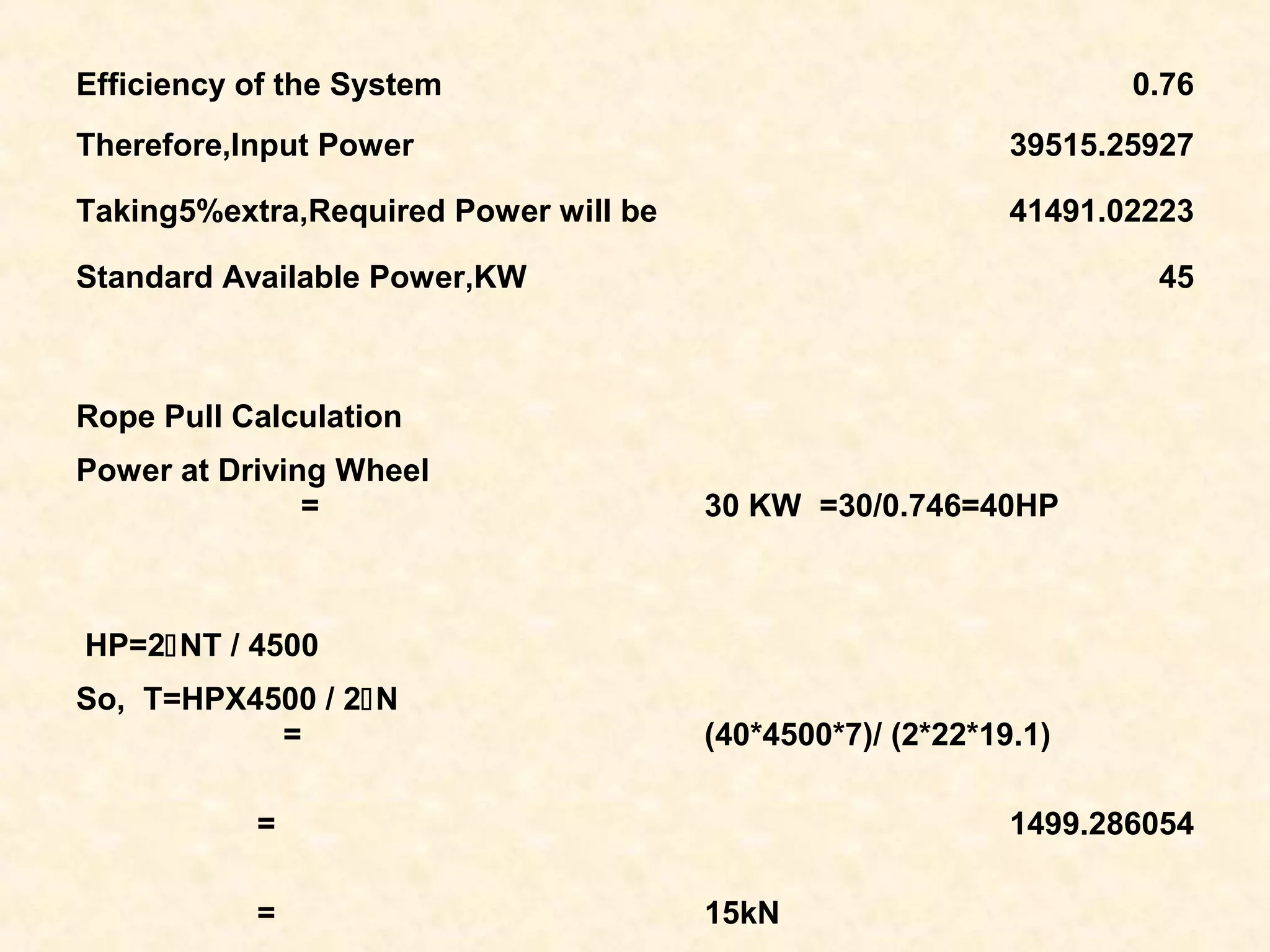 Basic E&Mcalculations for a coal mining project | PPT