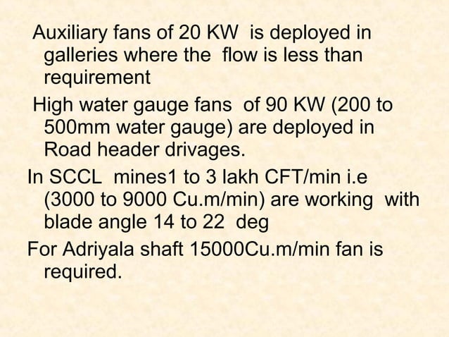 Basic E&Mcalculations for a coal mining project | PPT