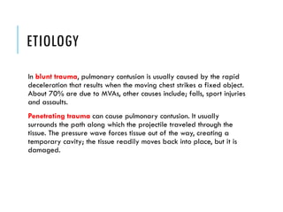 Lung contusion in emergency department #2.ppt