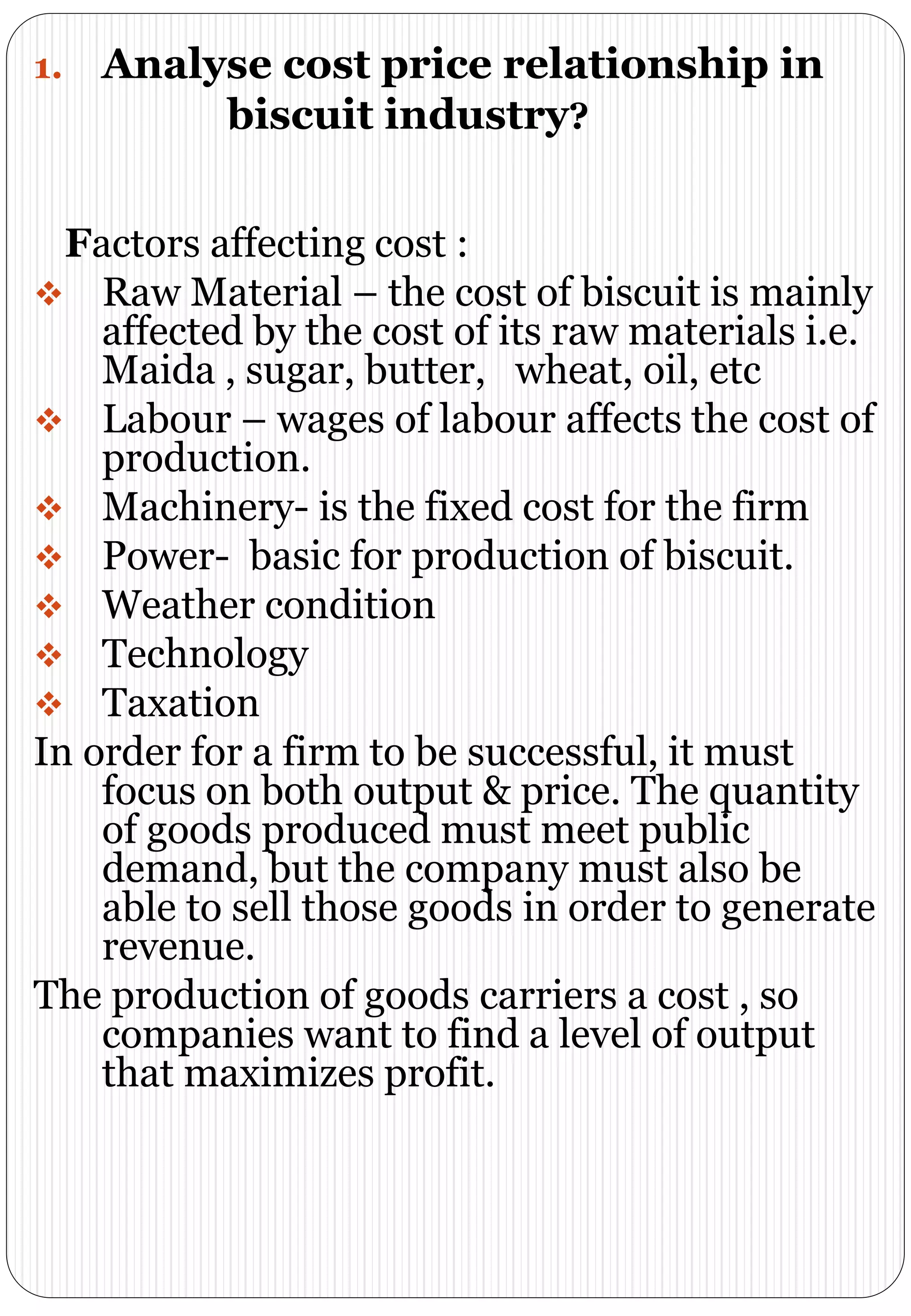Em case study of biscuits | PPTX