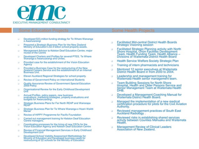 Emc Brochure Outline | PPTX