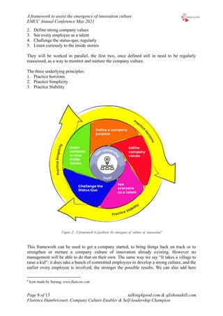 Facilitating the Ermergence of Innovation Culture | PDF