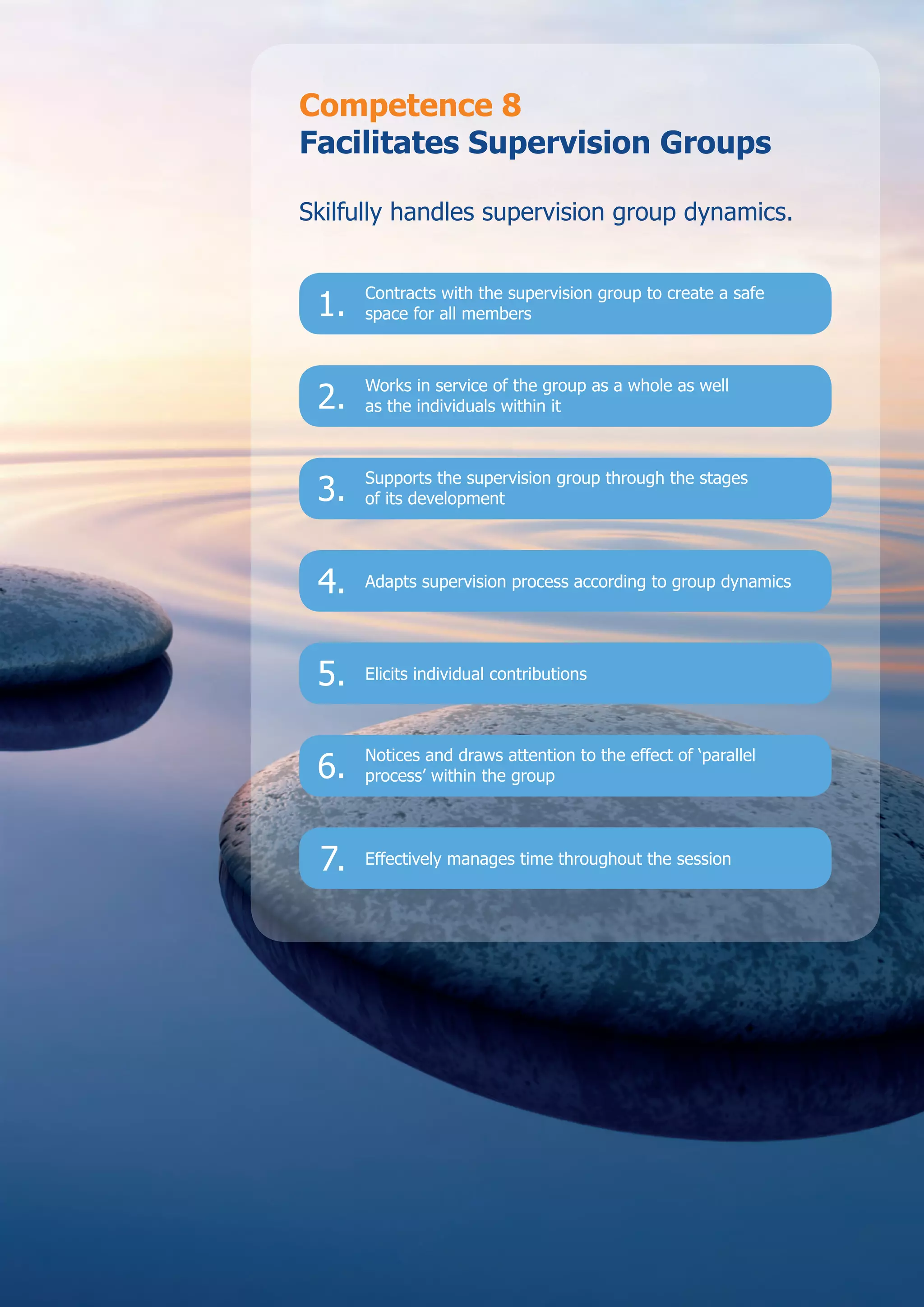 The EMCC Supervision Competence Framework | PDF