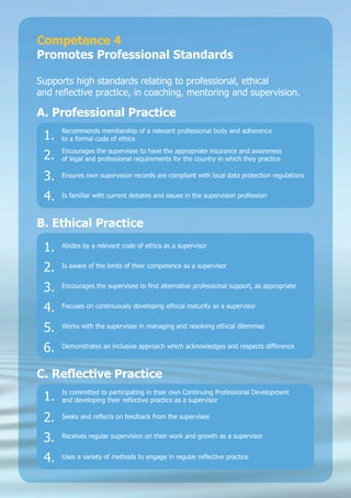 The EMCC Supervision Competence Framework | PDF